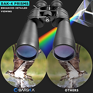 Barska AB10592 Gladiator 20-100x70 Zoom Binoculars with Tripod Adaptor for Astronomy & Long Range Viewing , Black