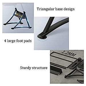 VejiA Drafting Table Art/Adjustable Glass Drawing Table with 2 Drawers, Art Desk Art Table with Storage, Student Desk Study Desk for Drawing, Painting, Writing and St