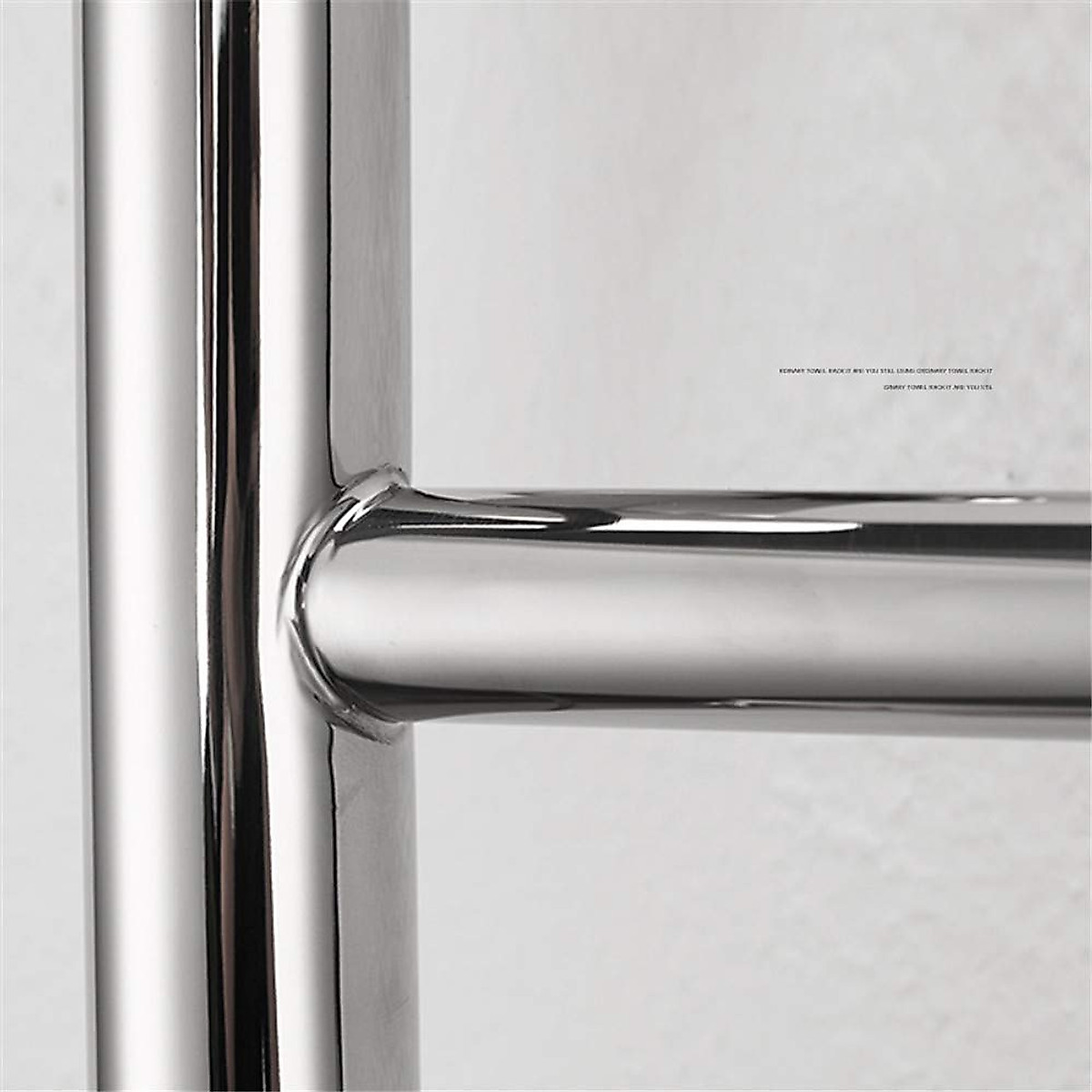 SEYFI Towel Warmers, 304 Stainless Towel Warmer Steel Heated Towel Rails,180 Degree Rotatable Rack Towel Rail Bathroom Radiator,Polished,Hardwired