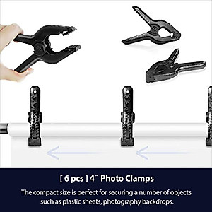 LimoStudio (Heavy Duty) 20 ft. Wide x 10.3 ft. Tall Backdrop Stands, High Stability with 1.45" Thick Pole, Adjustable Width & Length, Background Support System Kit with Super Spring Clamps, AGG2280