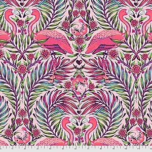 Free Spirit Fabrics Daydreamer by Tula Pink Pretty in Pink Dragonfruit, 44 Inches