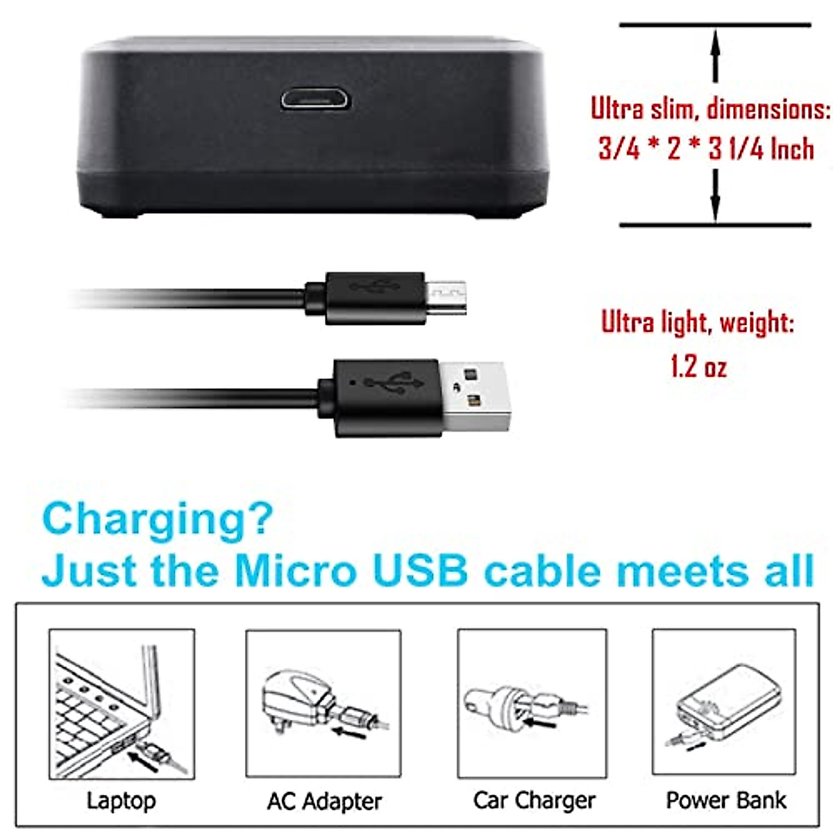 Kastar Battery 3-Pack + LCD Triple Charger Replacement for Olympus LI-42B LI-40B, Fujifilm NP-45 NP-45A NP-45B NP-45S, Nikon EN-EL10, Kodak KLIC-7006, Casio NP-80, Pentax D-Li63 D-Li108, Ricoh DS-6365