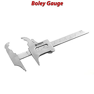 MEDSPO Professional Dental Orthodontic Gauge | Bracket Height Moveable Adjustable Locator Positioning | Measuring Spring Caliper | Dentist Lab Measuring Instruments Tools (Boley Gauge)