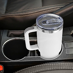 XccMe 40 OZ Tumbler Lids Fit for Stanley Cup,2PACK 100% Leakproof and Spill Proof Splash Replacement 40oz Tumbler Lids,Reusable Tumbler Covers for Stanley and More Coffee Mugs