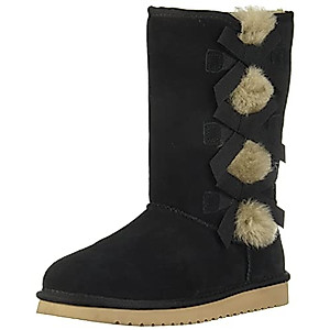 Koolaburra by UGG womens Victoria Tall Fashion Boot, Black, 9 US
