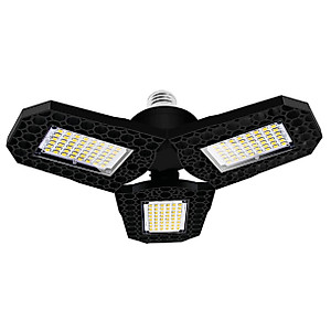 SOESFOUFU Workshop Folding Light LED Light Fixtures for Garage Motion Lights Outdoor Security Lights High Bay Lights Garage Lamps Deformable LED Garage LED Spot Lights Warehouse Light