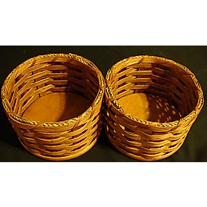 Double Peanut Amish Handmade Basket One Side Holds the Uncracked Peanuts Still in the Shell Other Side Holds Hulls Until Ready to Be Discarded in the Trash or Recycle Bin. Great Idea for Any Man Cave or Bar. Can Also Be Placed on the Coffee Table in Front