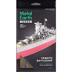Fascinations Metal Earth Premium Series Yamato Battleship 3D Metal Model Kit