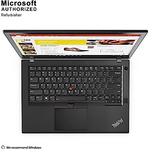 Lenovo Thinkpad T470 14 IPS Full HD FHD, Business Laptop (14-inch Intel Core i5-6300U, 16GB DDR4 RAM, 256GB PCIe NVMe M.2 SSD) Thunderbolt, Type-C, HDMI, RJ-45, Windows 10 Pro (Renewed)