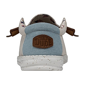 Hey Dude Wally Americana Eagle Size 12 | Men's Loafers | Men's Slip On Shoes | Comfortable & Light-Weight