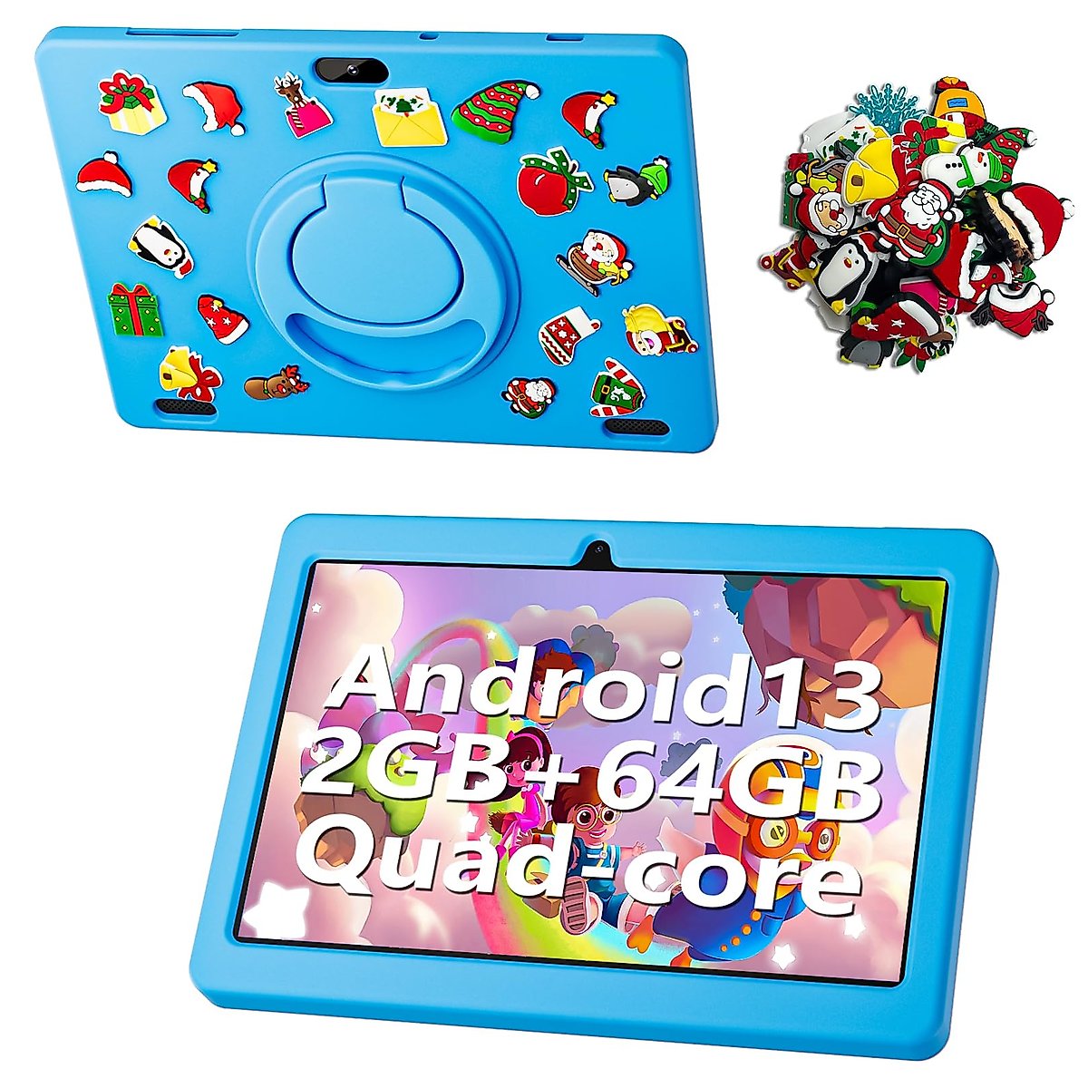 SGIN Tablet, 10 inch Android 1.6GHz Quad-Core Processor Tablets with 2GB RAM 32GB ROM, IPS HD Display，Dual Camera, 5000mAh, WiFi, Bluetooth