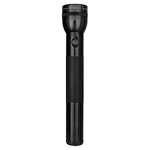 Maglite Heavy-Duty Incandescent 3-Cell D Flashlight, Black