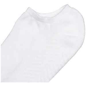 HUE womens Massaging 6-pack fashion liner socks, White, One Size US