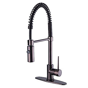 Kingston Brass LS8775NYL New York Single-Handle Pre-Rinse Kitchen Faucet, Oil Rubbed Bronze