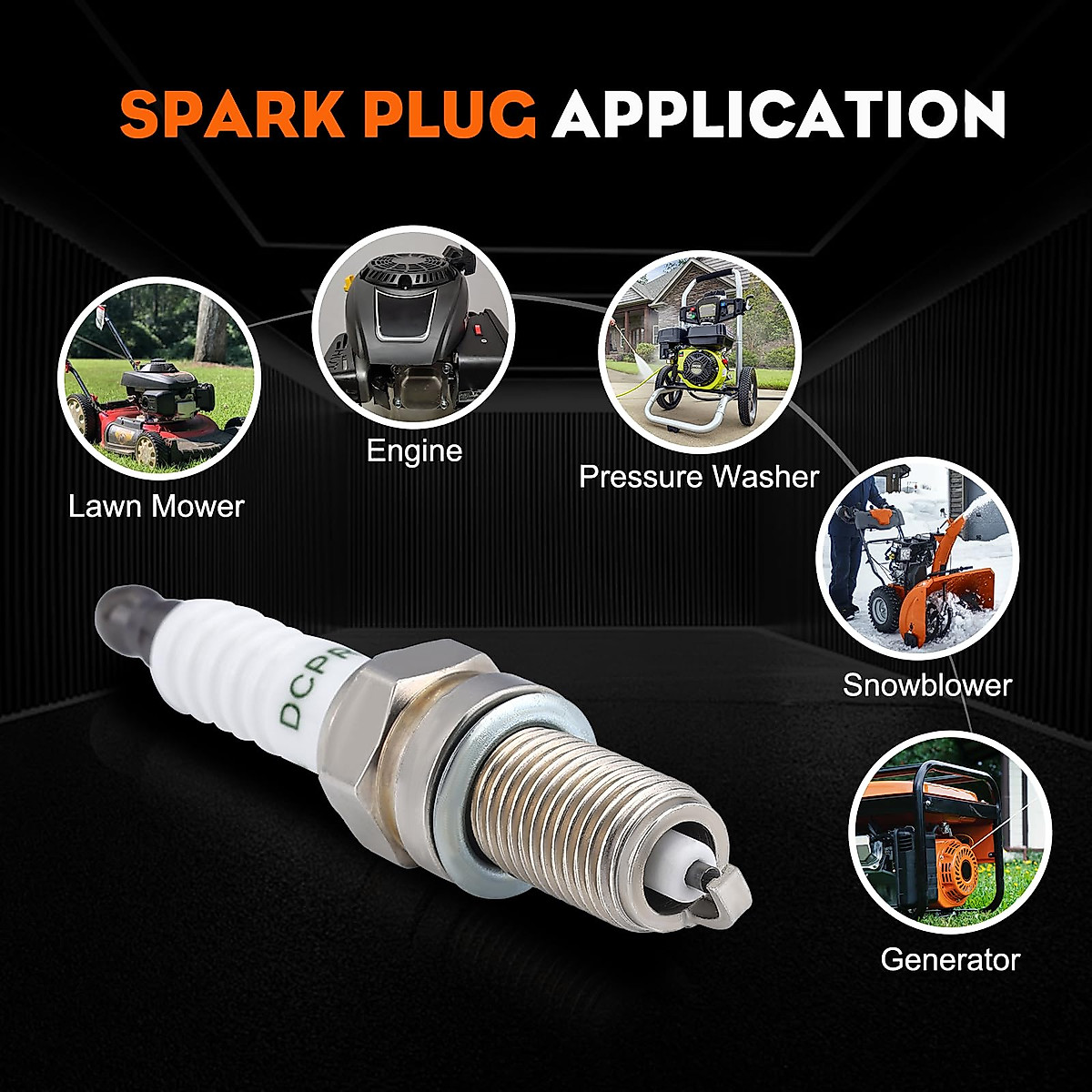 Hipa 14 132 11-S Spark Plug for NGK 3481 DCPR6E Kohler XT675 XT650 XT149 XT800 XT775 6.75 1413211