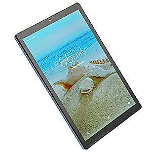 Haofy Kids Tablet, Dual Speakers Blue 4GB RAM 64GB ROM 100‑240V for Android System Tablet PC for Travel (US Plug)