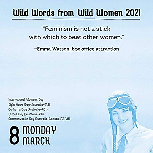 Wild Words from Wild Women 2021 Day-to-Day Calendar