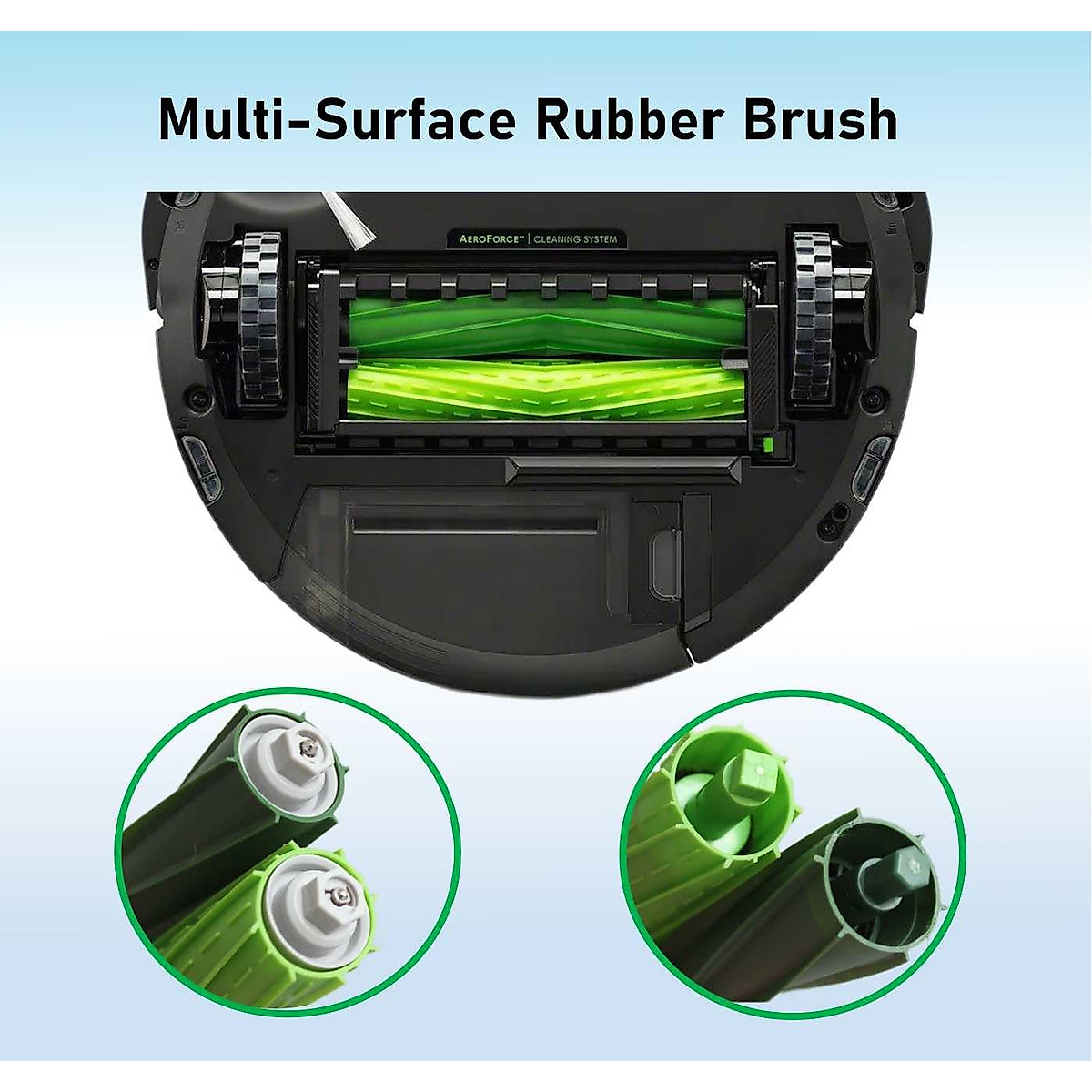 QUPYVB Replacement Parts Compatible for iRobot Roomba J7 J8 i7 i7+ i8 i8+ i3 i3+ i4 i6 i6+ E5 E6 Vacuum Cleaner,1 Set Multi-Surface Rubber Brushes 4 HEPA Filters & 4 Sweeping Brushs & 4 Vacuum Bags