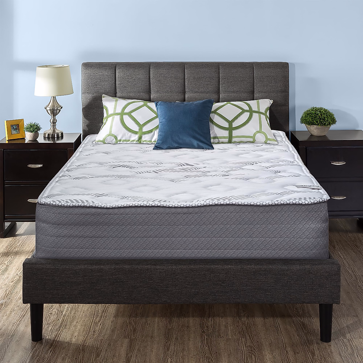 Treaton 14-Inch Firm Double Sided Tight top Innerspring Mattress, Full, Mink