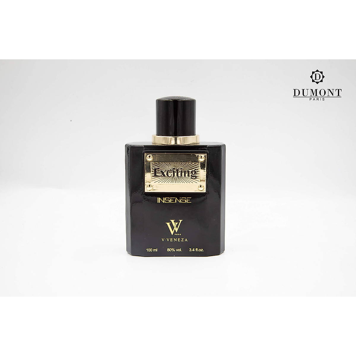 Dumont Exciting Insense - 3.4 oz - Eau De Parfum – Unisex Perfume for Men & Women - Lemon, Herb, Honey, Amber & Chocolate Scent - Long Lasting Cologne Mist & Body Spray - for Him & Her