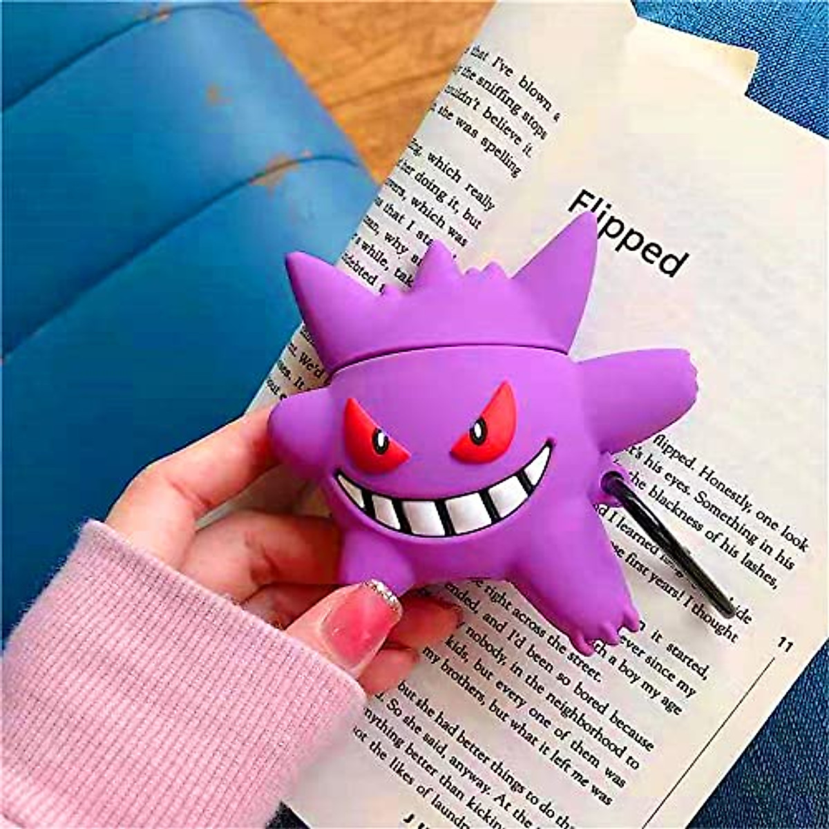Case for AirPod 1st/2nd Generation 2023, Cute AirPod 2/1 Case Cartoon Character Case, Unique Design Funny Fun Kawaii 3D Cartoon Characters Soft Silicone AirPod Case Cover for Men Women