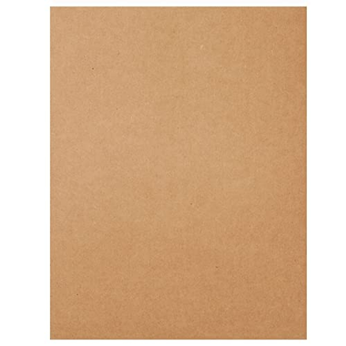 50 Sheets of Brown Kraft Paper or Wedding, Party Invitations, Announcements, Drawing, DIY Projects, Arts and Crafts, Scrapbooking, Letter Size, 176gsm (8.5 x 11 Inches)