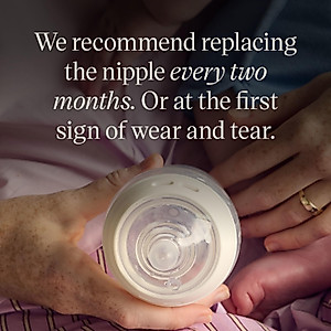 Tommee Tippee Closer to Nature Medium Flow Baby Bottle Nipples, 3+ months – 2pk