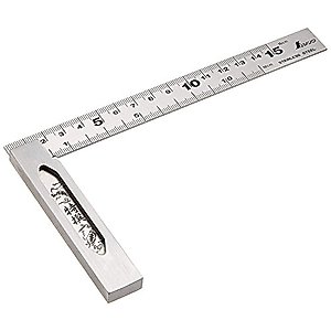 Japanese SHINWA 62009 Full Machinist square Sukoya 150mm front & back