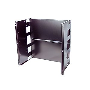 10U Rackmount Recessed Panel for general purpose application (Solid)