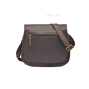 14 Inch Leather crossbody bags Purse Women Shoulder Bag Satchel Ladies Tote Travel Purse full grain Leather