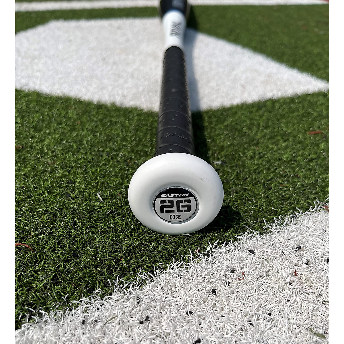 Easton | RIVAL Slowpitch Softball Bat | Approved for Play on All Fields | Loaded | 12" Barrel | 34"x26oz, Black/Blue/Red