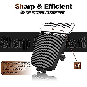 2 Pack Replacement Blade for Manscaped The Lawn Mower Electric Groin Hair Trimmer Blade, Premium & Hygienic Snap-In Replacement Blades Compatible with Manscaped Lawn Mower 4.0 3.0 2.0