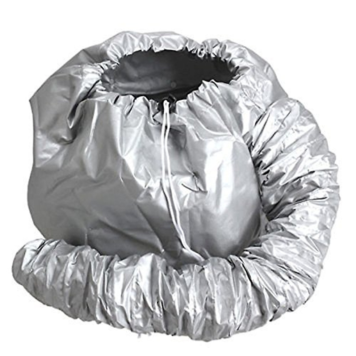 FMELAH Safety Hair Dryer Cap Portable Soft Hair Drying Salon Cap Hair Mask Baking Oil Cap Hair Dryer Hat for Hand Held Hair Dryer Attachment (Silver)