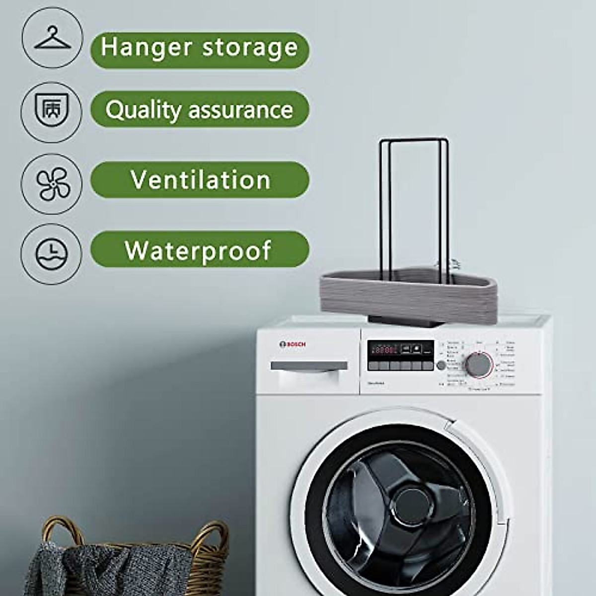 Hanger Organizer Rack Hanger Stacker Holds up 110 Wire Clothes Hangers for Laundry Room Closet Space Saving,Hanger Rack Storage is Especially Suitable for Adults and Baby Standard Velvet Hangers