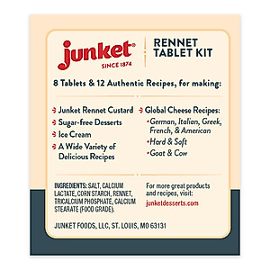 Junket Rennet Tablets, 0.23 Ounce (Pack of 6)