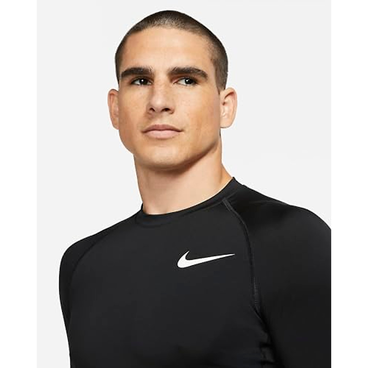 Nike Pro Dri-Fit Men's Slim Fit Long-Sleeve Top (Black, X-Large)