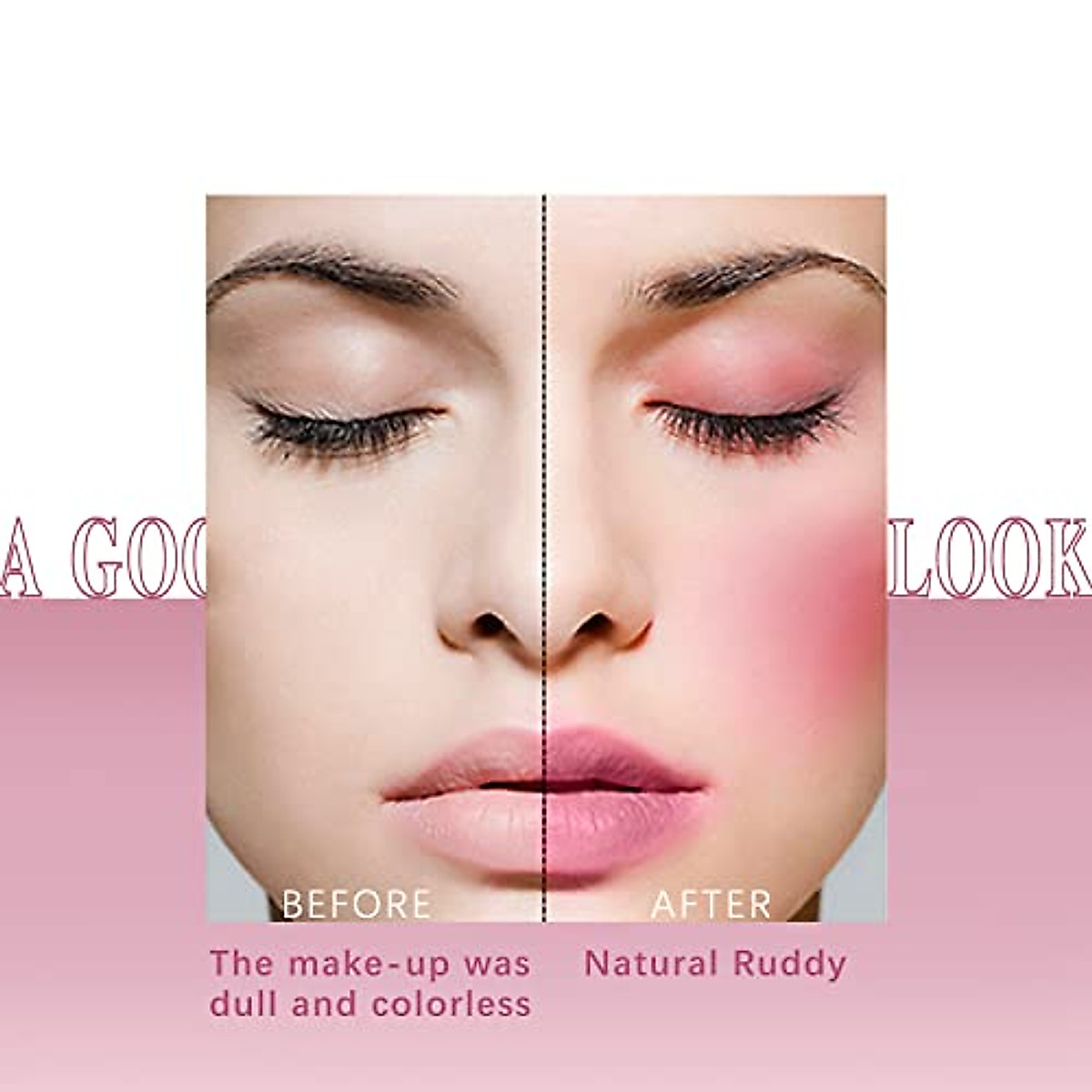 NewBang Cream Blush Stick for Cheeks Makeup,Waterproof Blush Face Stick Multi-Use Lip and Cheek Tint,Matte Finish Lightweight Easy to Blend Natural Cream Blusher Makeup for All Skin Tones- Pink