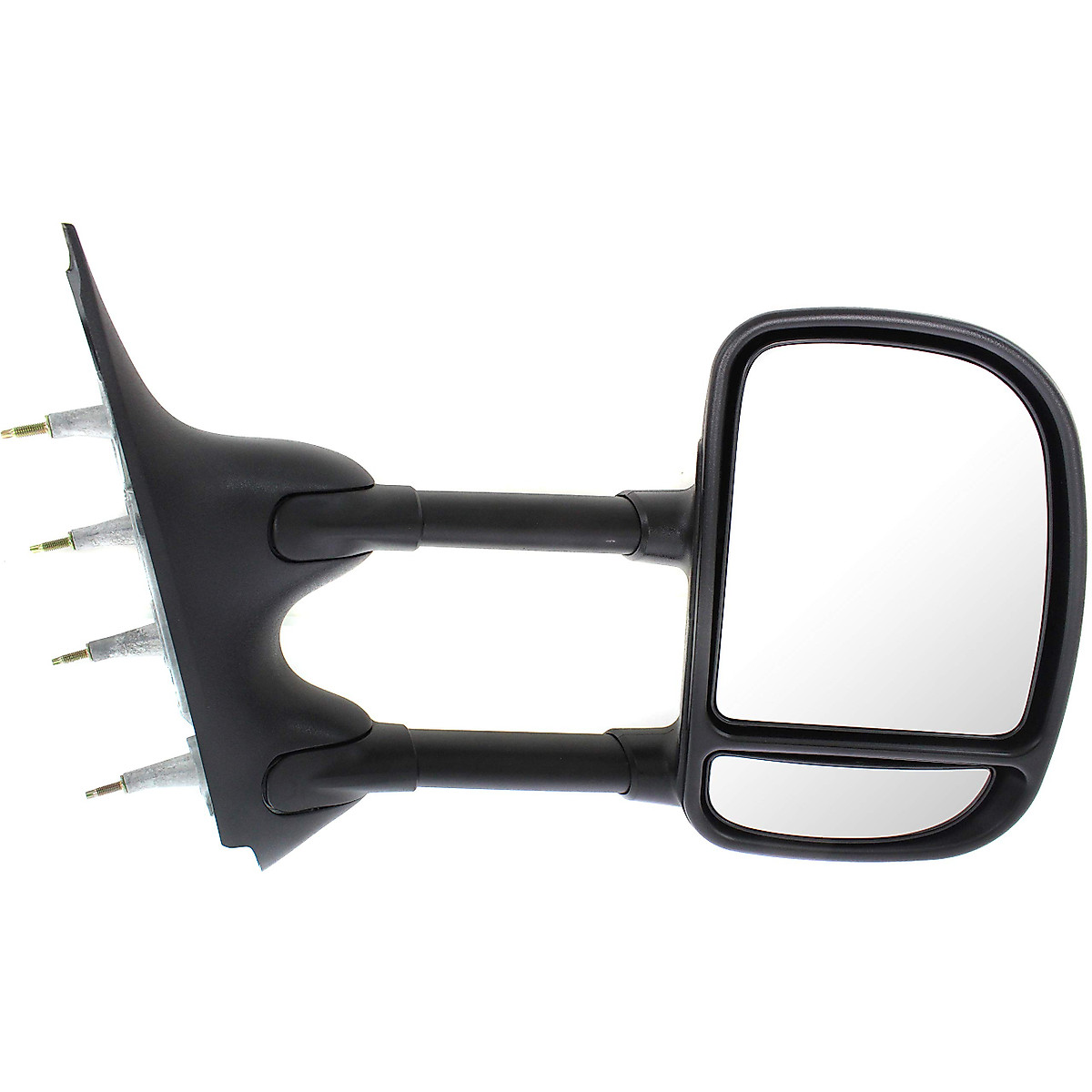 GO-PARTS - Towing Mirror for Ford Econoline Van 2003-2014, Right (Passenger), Manual Adjust and Folding, Non-Heated, Textured, Without Auto-Dimming, Blind Spot Detection, Memory & Signal Light,