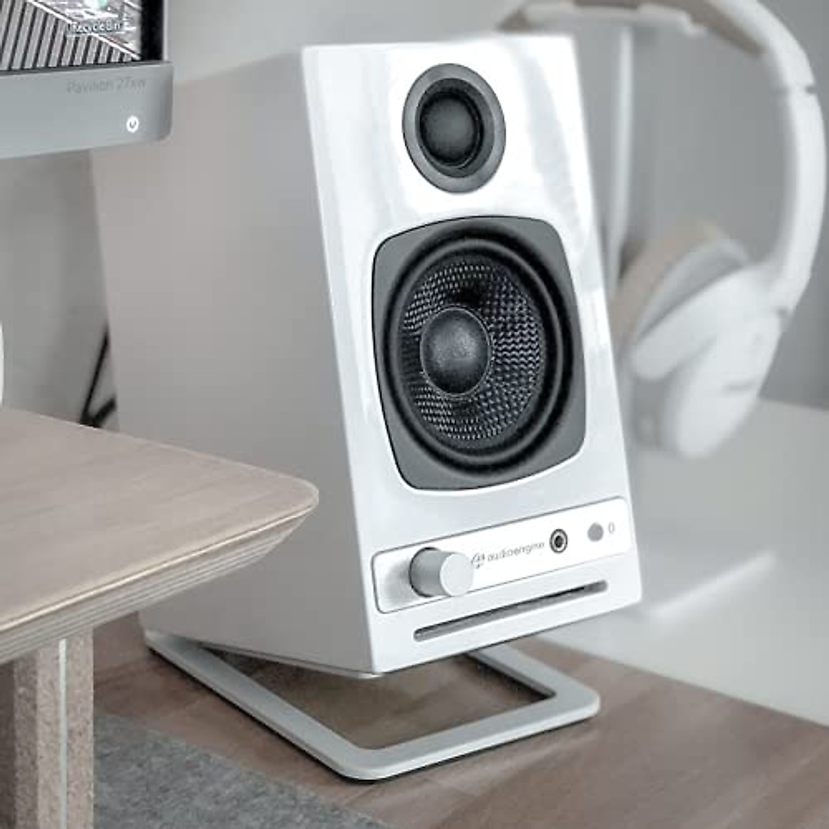 Audioengine A2-HD Wireless Bluetooth PC and Computer Desktop Speakers with aptX HD - USB, RCA, Headphone Compatible