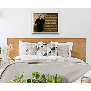 The Man in the Arena Print - Theodore Roosevelt Quote, Inspirational Home and Room Wall Decor, Motivational Poster Gifts, Men's Bedroom Decor, Choose Unframed Poster or Canvas Art Prints