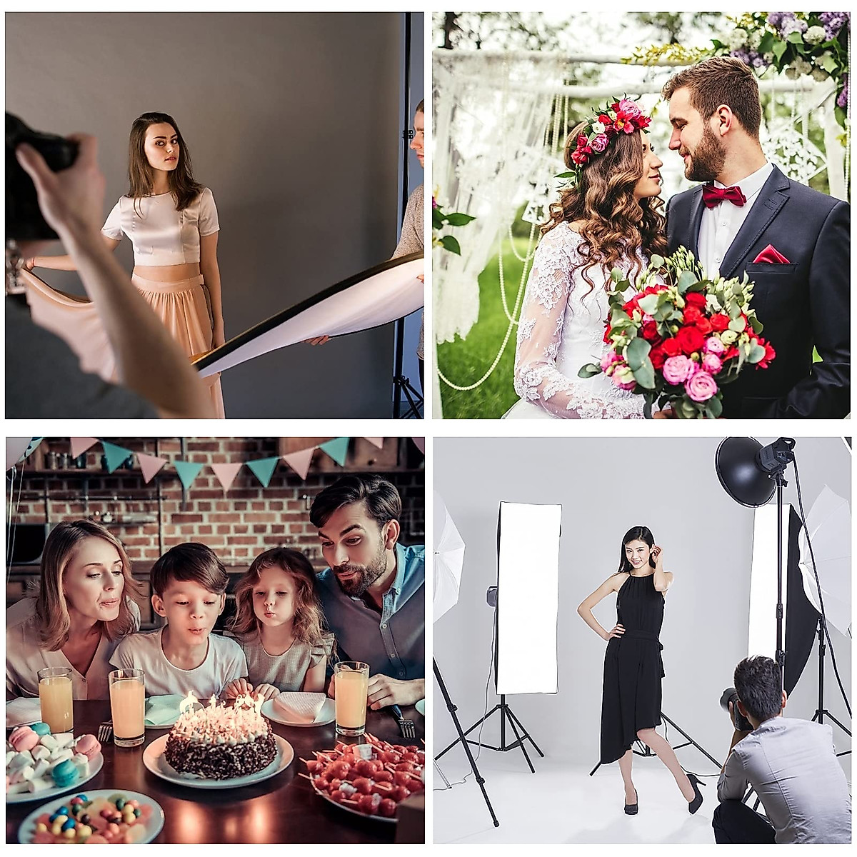 LOMTAP Background Stand Heavy Duty 6.5x10ft/ 2x3m Backdrop Support System Photography Photo Video Studio Kit with Carrying Bag for Adjustable Height and Width Shooting Photo Studio