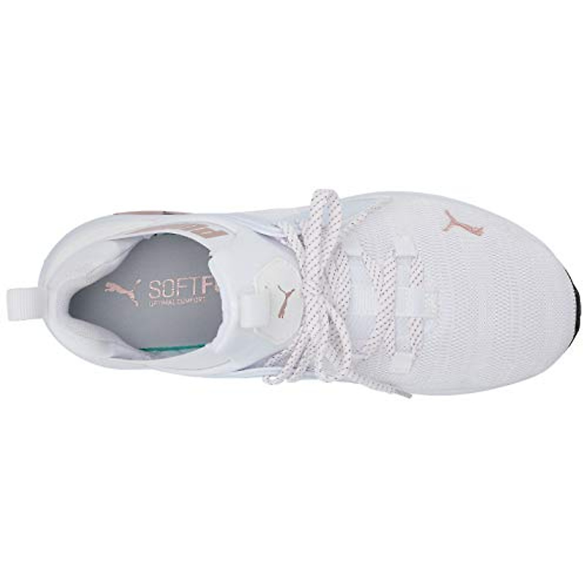 PUMA Women's Enzo 2's Cross Trainer, White-Rose Gold, 10 M US