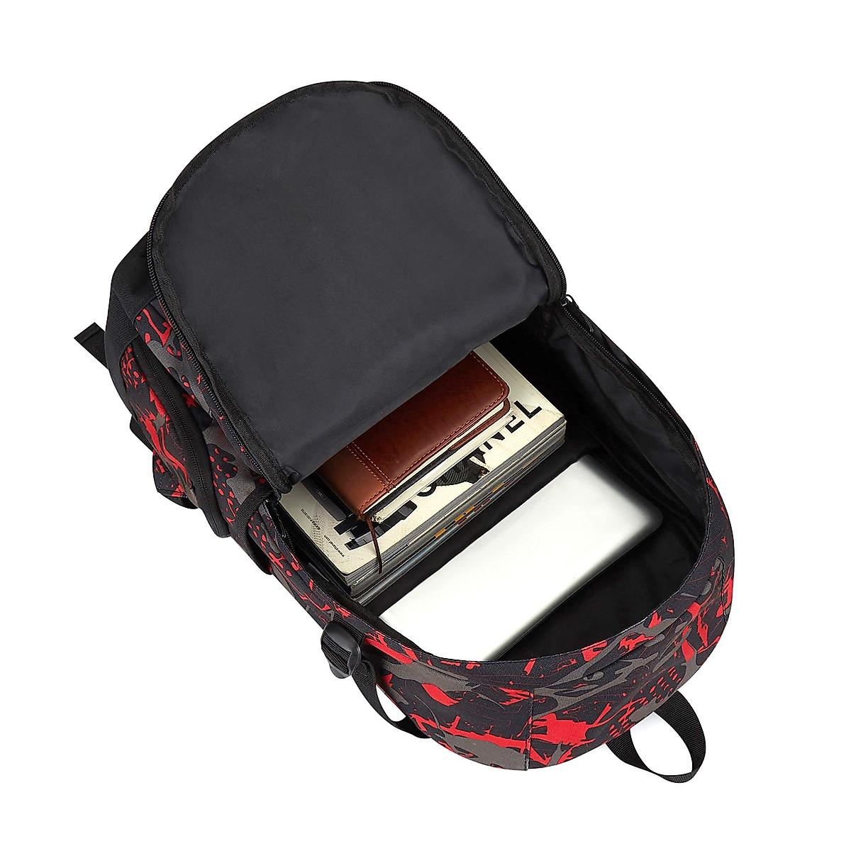 Rickyh style School Backpack Travel Bag for Men & Women, Lightweight College Back Pack with Laptop Compartment