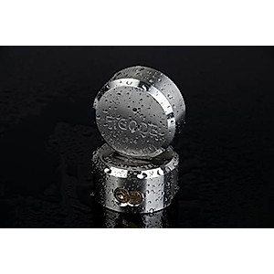 FIGODE® Stainless Steel Puck Lock, Heavy Duty & High Security Padlock, Military-Grade, Hidden Shackle Lock, 2-7/8 in. Wide, Trailer Door Lock Weatherproof, 1 Pack