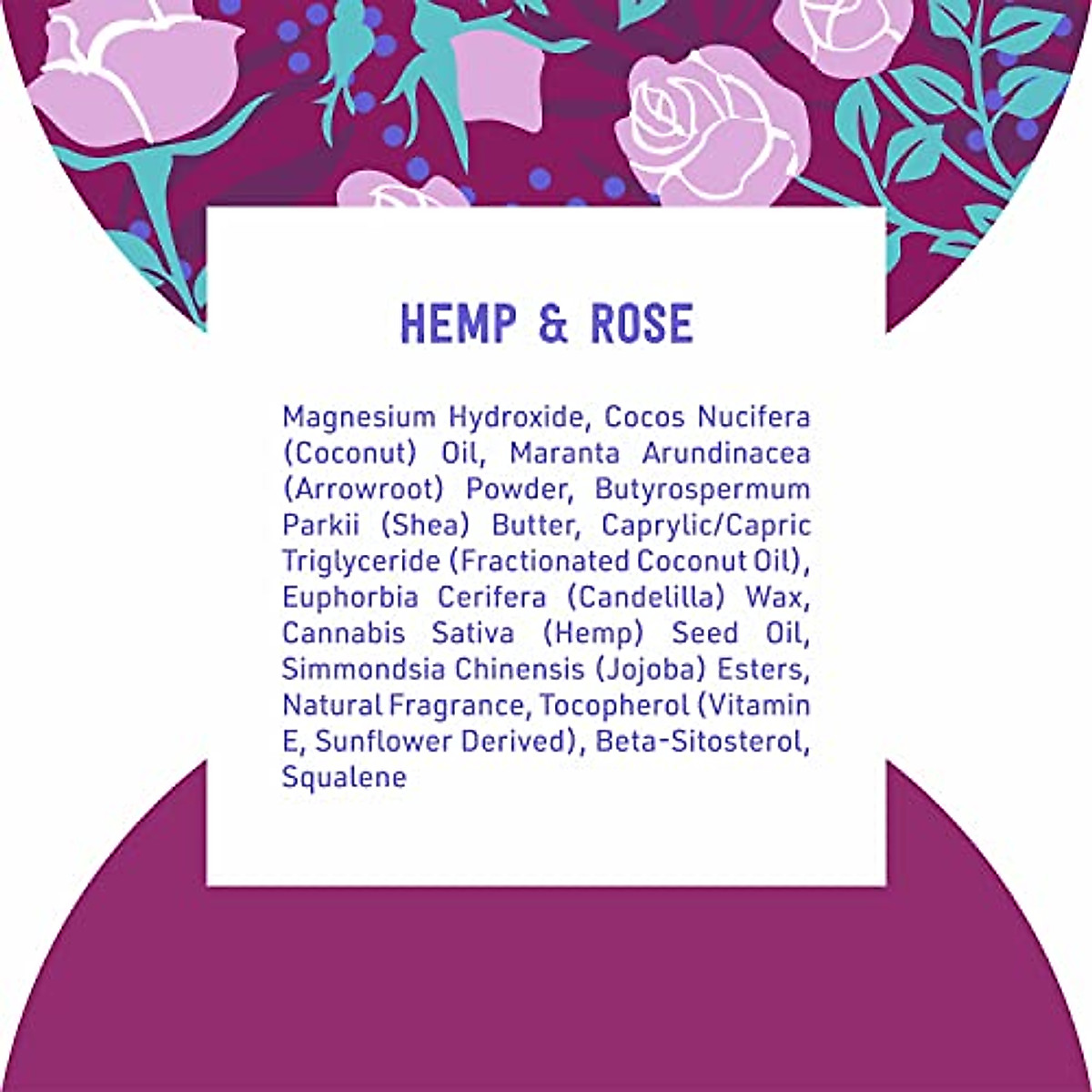 Schmidt's Aluminum Free Natural Deodorant for Women and Men, Hemp Seed Oil and Rose for Sensitive Skin with 24 Hour Odor Protection, Vegan, Cruelty Free, 2.65 oz Pack of 2