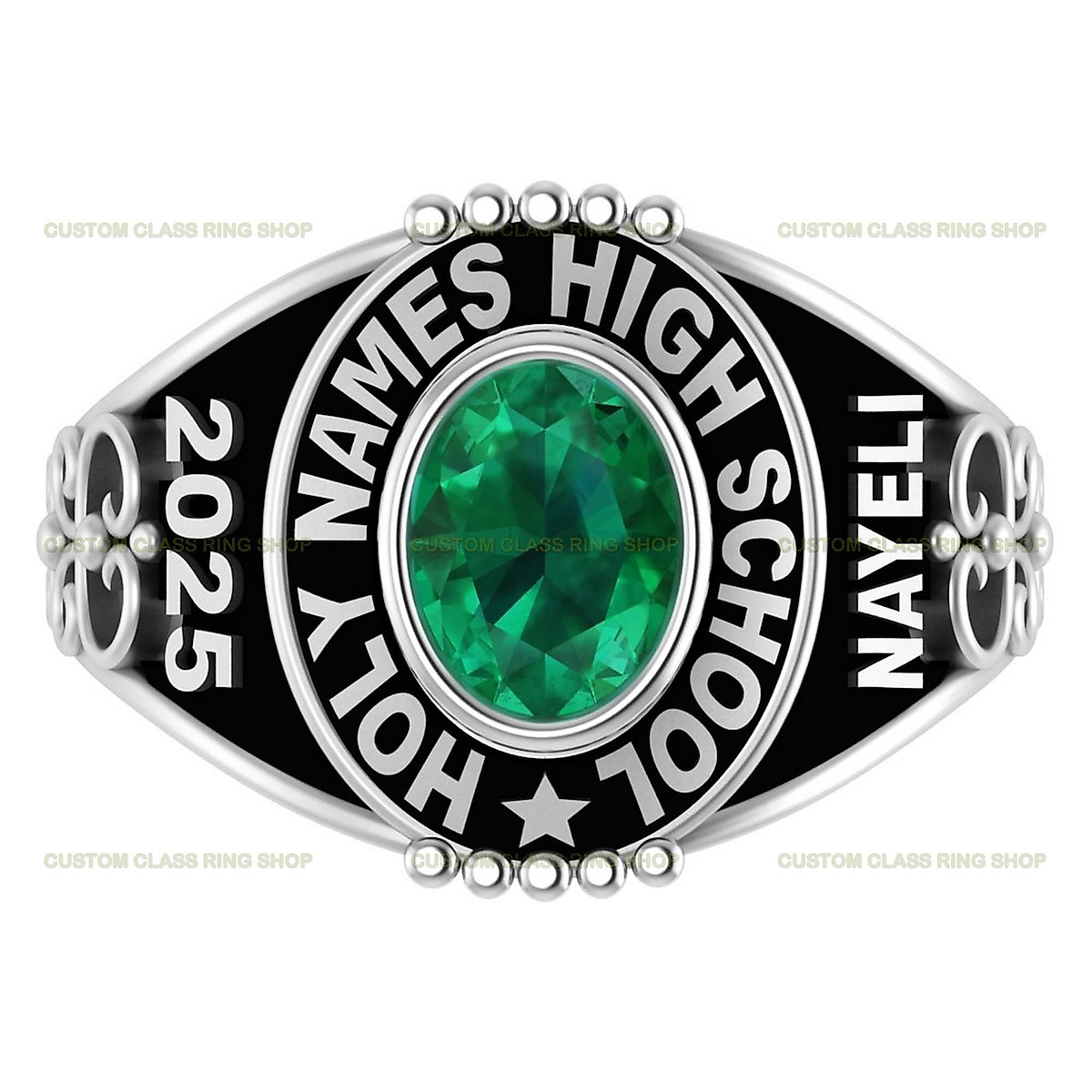 Custom 2024 2025 2026 Design Class ring in silver925