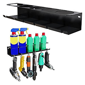 Efficient Wall Mounted Rack Space Saving Aerosol Sprays Convenient Paint Storage Shelf Utility Tool Hanger
