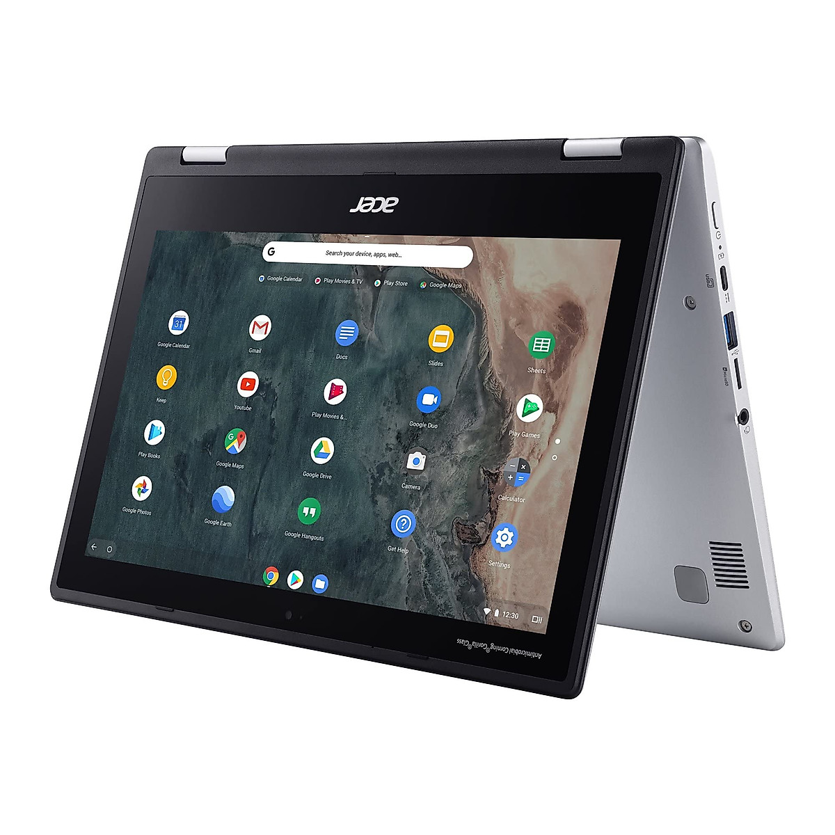 acer Chromebook Spin 311 Touchscreen Laptop Convertible 11.6 IPS Display, Intel Celeron N4000, USB Type-C, Wireless-AC, Stereo Speakers, Webcam, Chrome OS (4GB DDR4 RAM | 64GB eMMC+32GB SD Card)