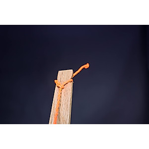 Shatterproof Archery Tillering String for Bow Making (Orange)
