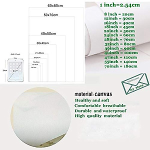 Nude Portrait Art Poster Print on Canvas Painting Sexy Sleeping Black and White Women Wall Art Picture for Living Room Decor (PM669,60x180cm No Frame)